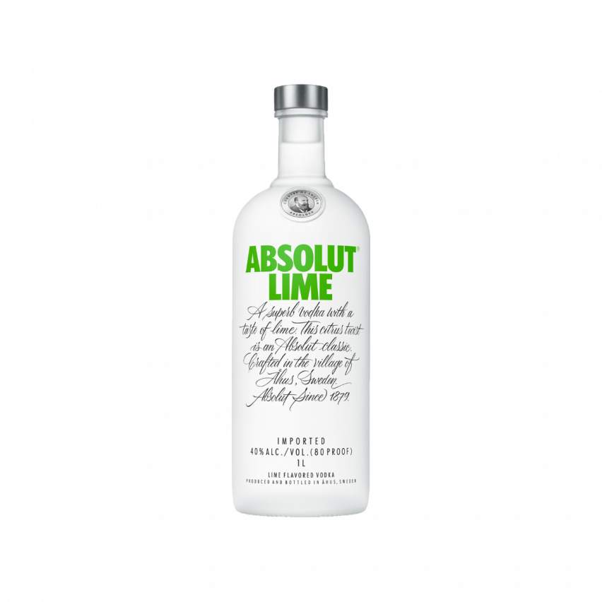 Absolut Vodka Sweden Lime 1L Bottle